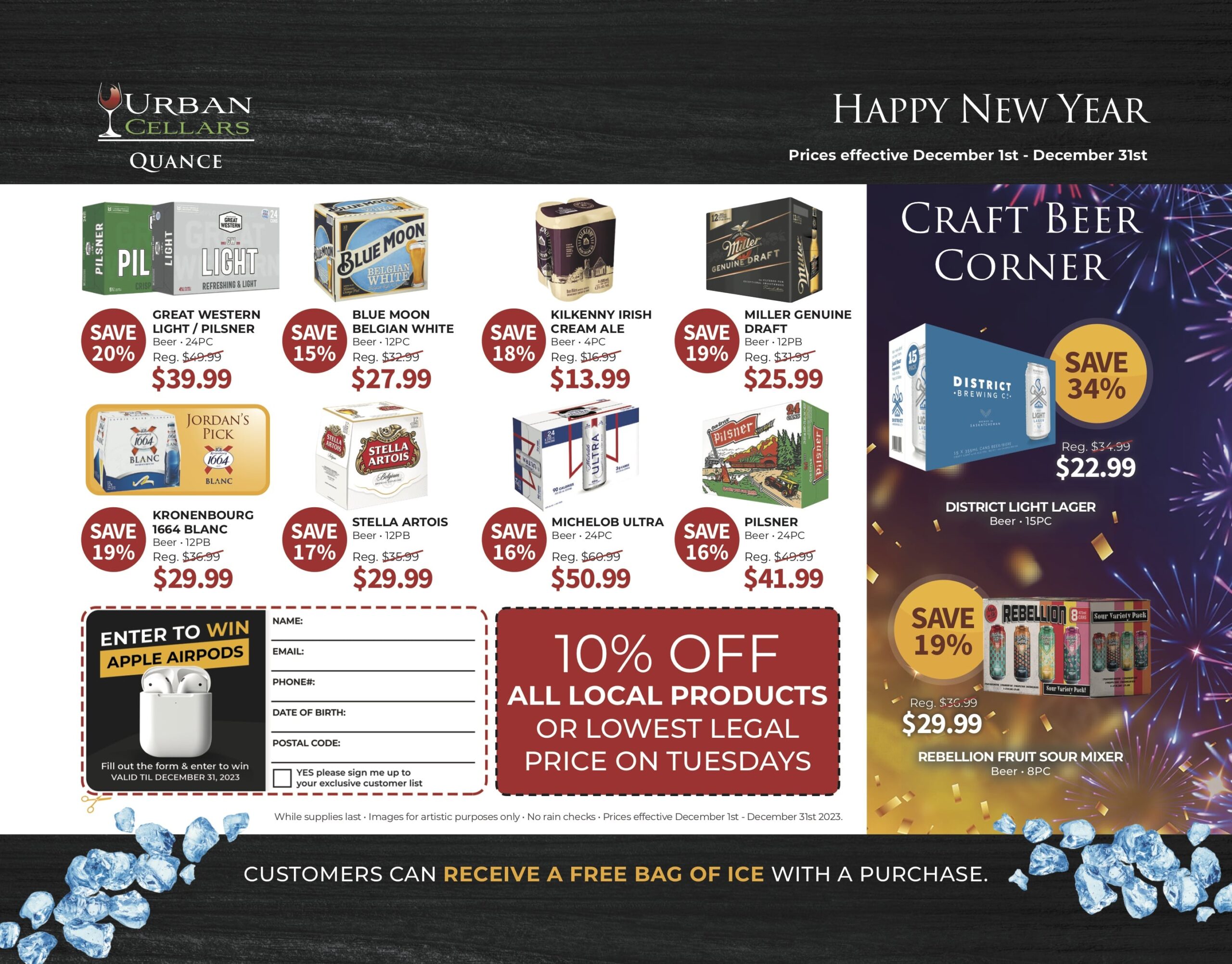 Flyer - Quance - Urban Cellars