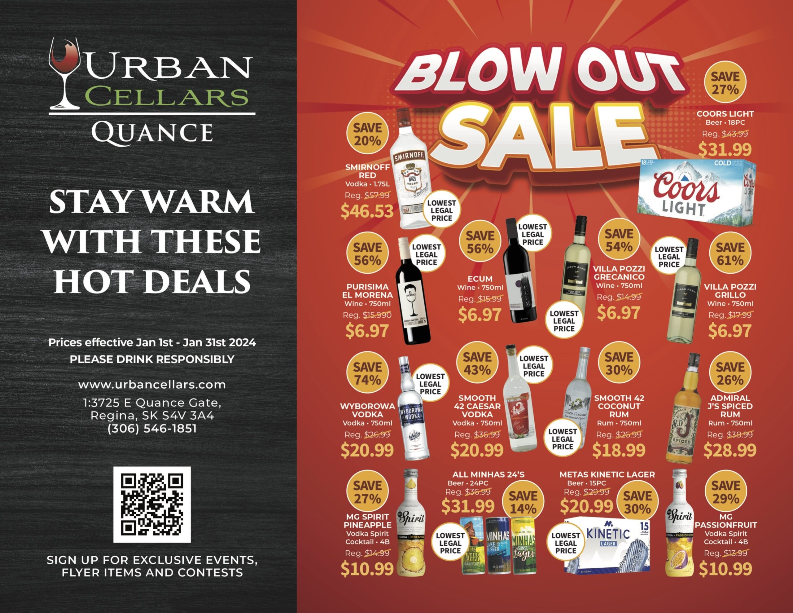 Flyer - Quance - Urban Cellars