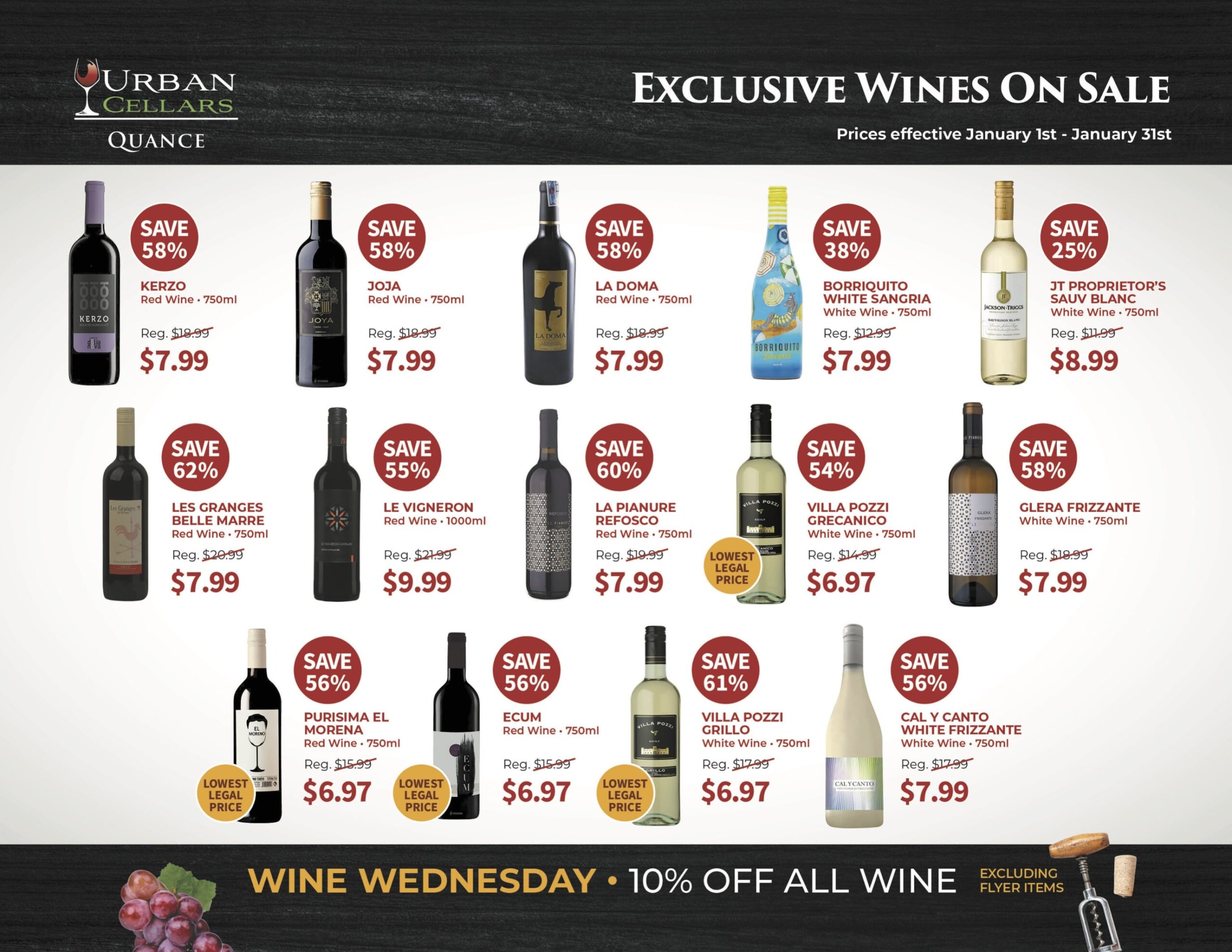Flyer - Quance - Urban Cellars