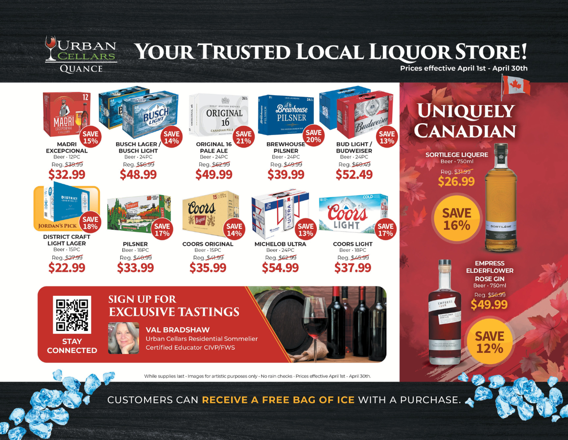 Flyer - Quance - Urban Cellars Liquor Store